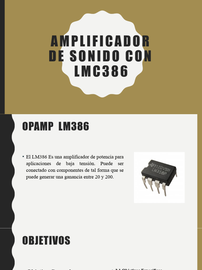 Amplificador de Sonido con LM386 | PDF | Tecnología