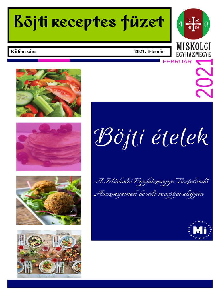 Böjti Receptes Füzet | PDF
