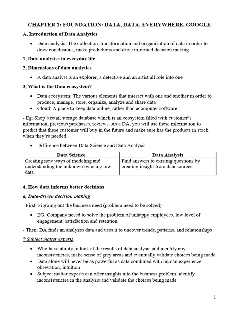 Google Data Analytics (2) | Download Free PDF | Data Analysis | Data