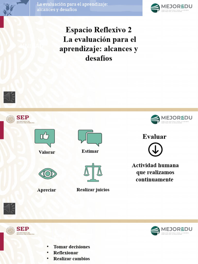Evaluación del Aprendizaje: Retos y Alcances | PDF | Modificación de comportamiento | Cognición