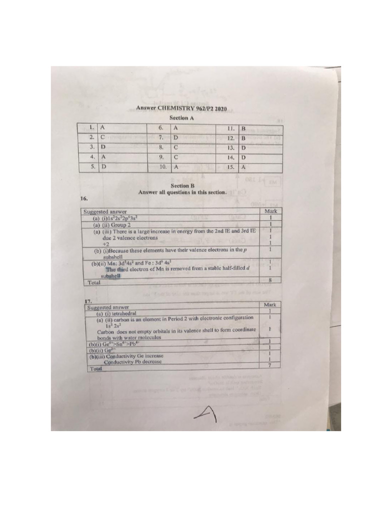 Pahang Answer 2020 | PDF