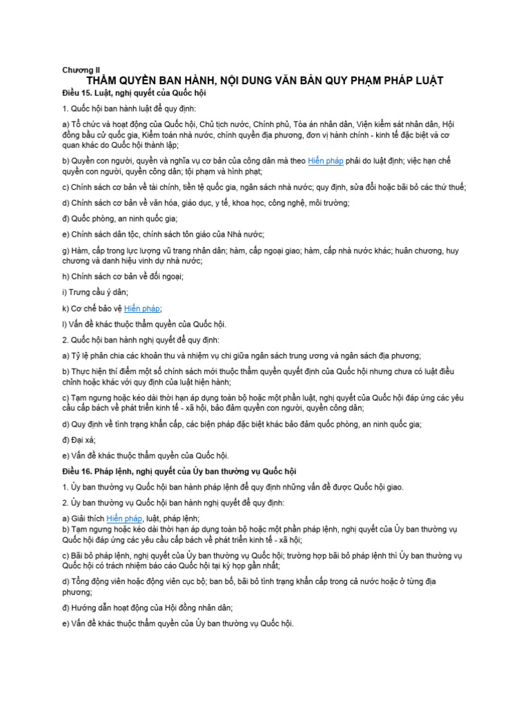 luật ban hành văn bản QPPL | PDF