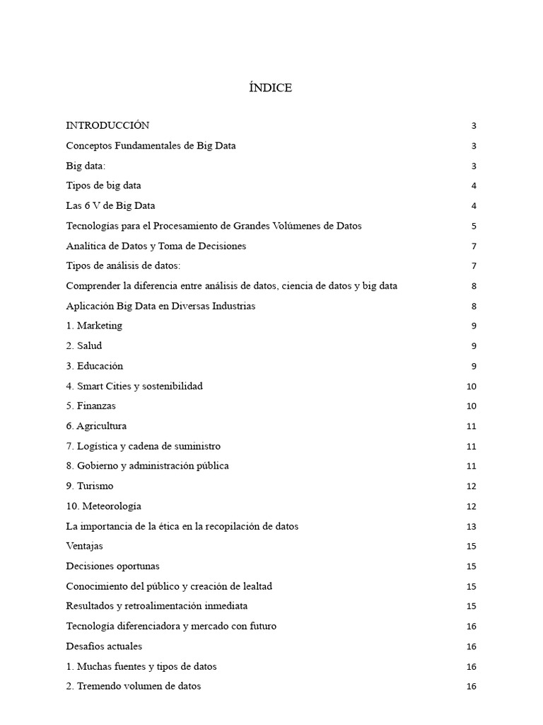 Big Data y Análisis de Datos | PDF | Apache Hadoop | Big Data