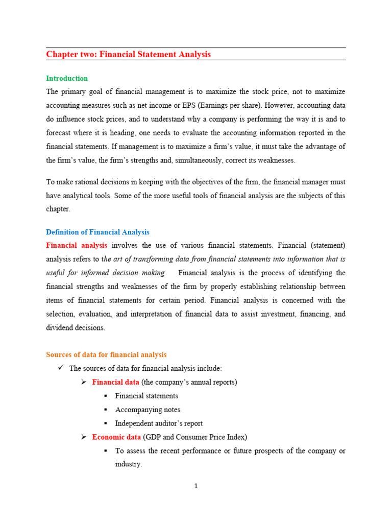 FM I - Chapter Two Note | Download Free PDF | Dividend | Stocks