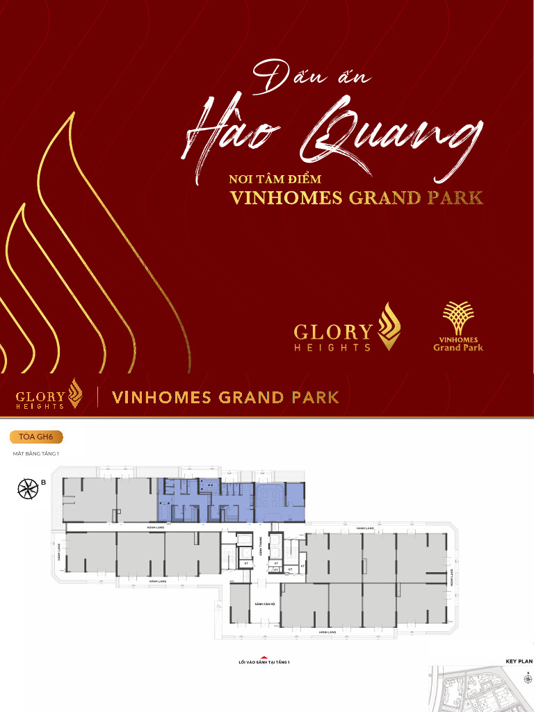 Glory Heights Layout Can Ho VIEW GH6 - VINIHOME GRAND PARK | PDF