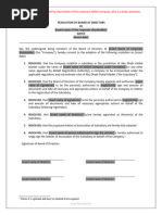 Template Shareholders Resolution Directors Appointment 30112021 | PDF
