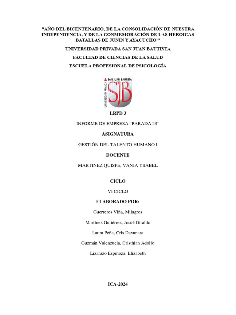 LRPD III Taller Fi | PDF | Plan de negocios | Business