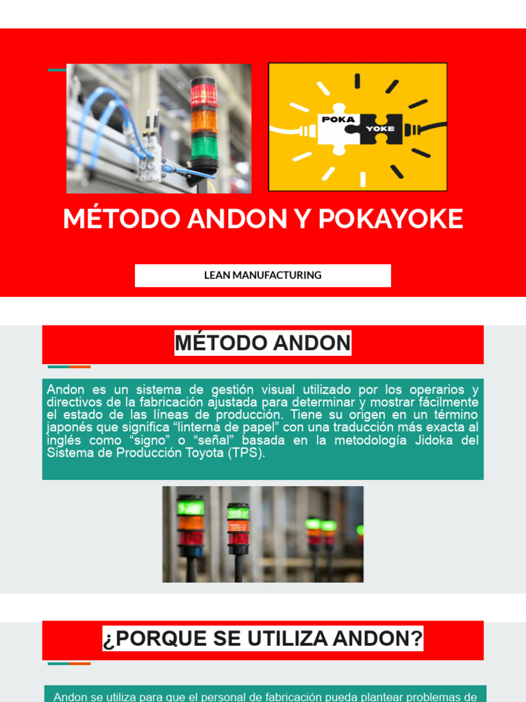 Andon y Pokayoke Ayrl | PDF | Lean Manufacturing