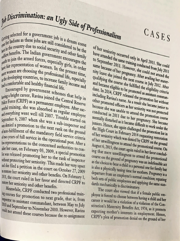 case on Job Discrimination | PDF