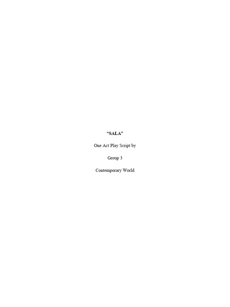 Final Script | PDF