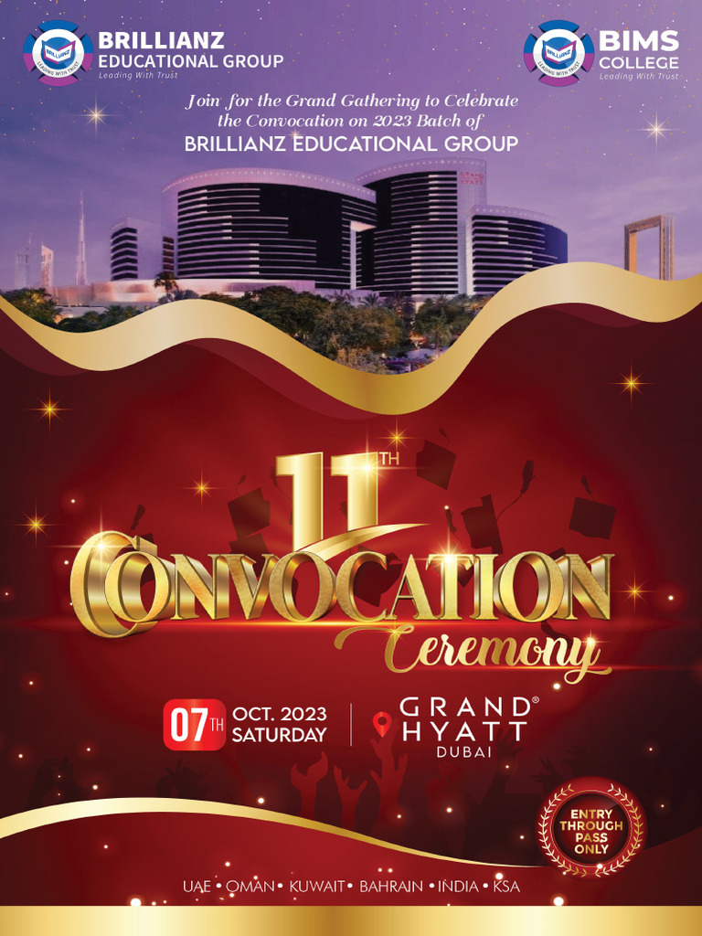 Student Guideline Invitation For Convocation 2023 | PDF