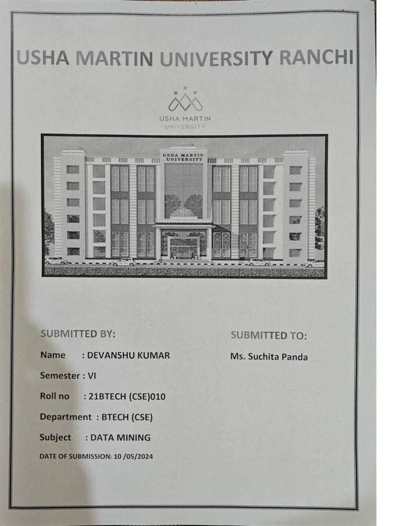 devanshu data mining | PDF