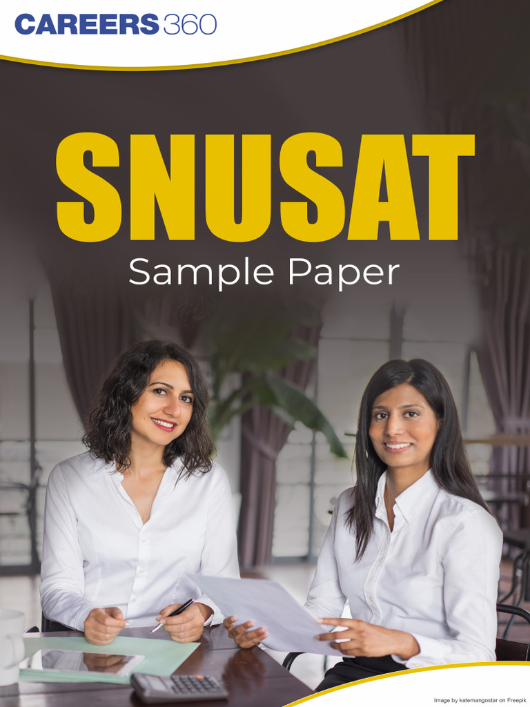 SNUSAT Sample Paper | Download Free PDF | University And College ...