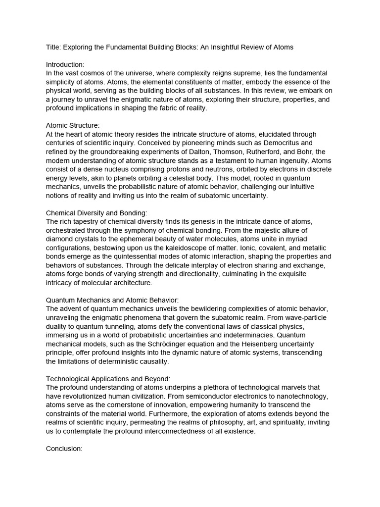 Reviewer 2 | PDF | Chemical Bond | Atoms
