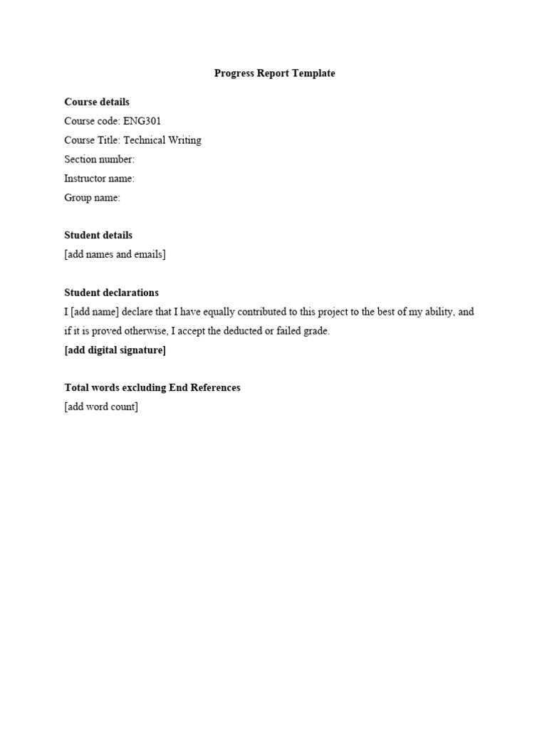 Revised Progress Report | PDF