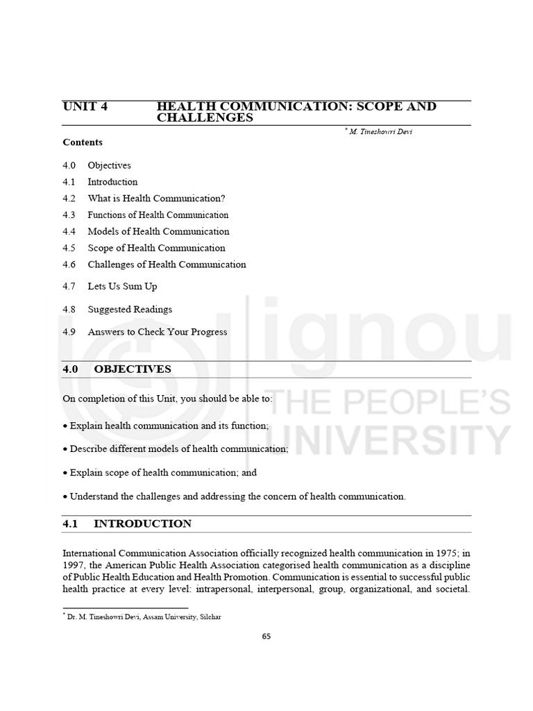 Unit 4 | PDF | Communication | Behavior