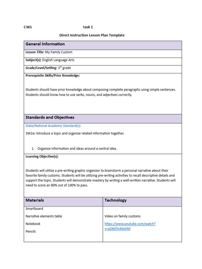 Wgu c365 Task 1 Completee | PDF | Cognition | Human Communication