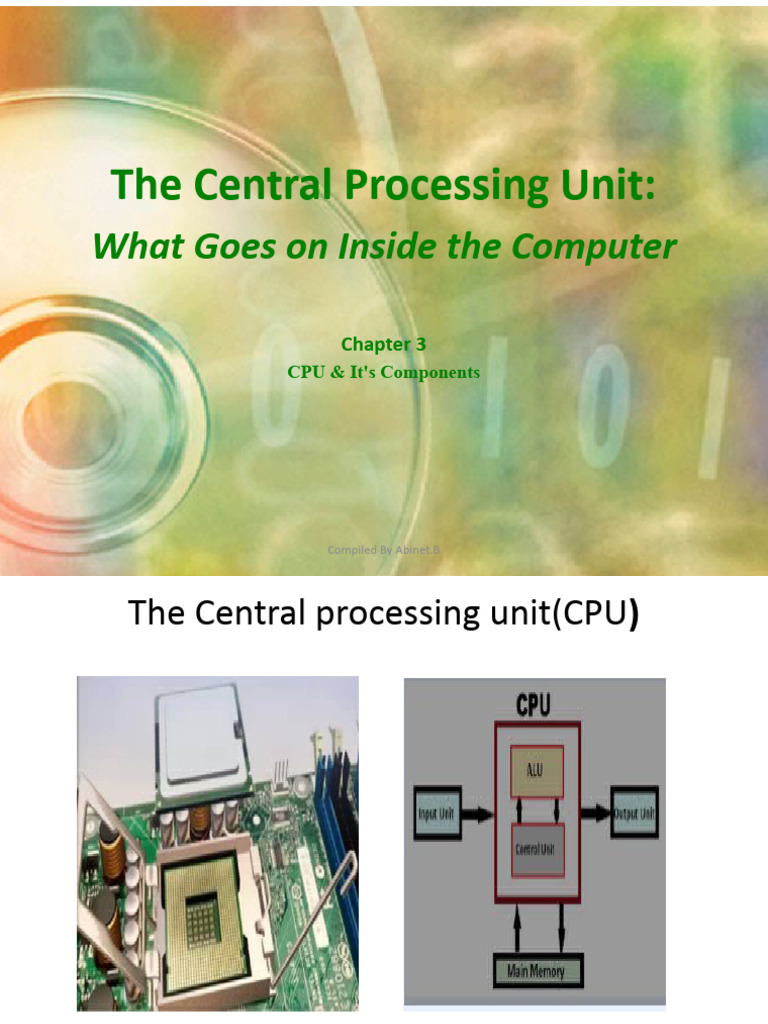 Chapter CPU 3 | PDF | Multi Core Processor | Central Processing Unit