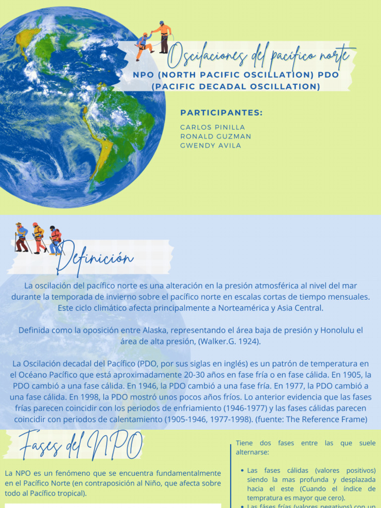 Presentación Ocilacion Pacifico Norte | PDF