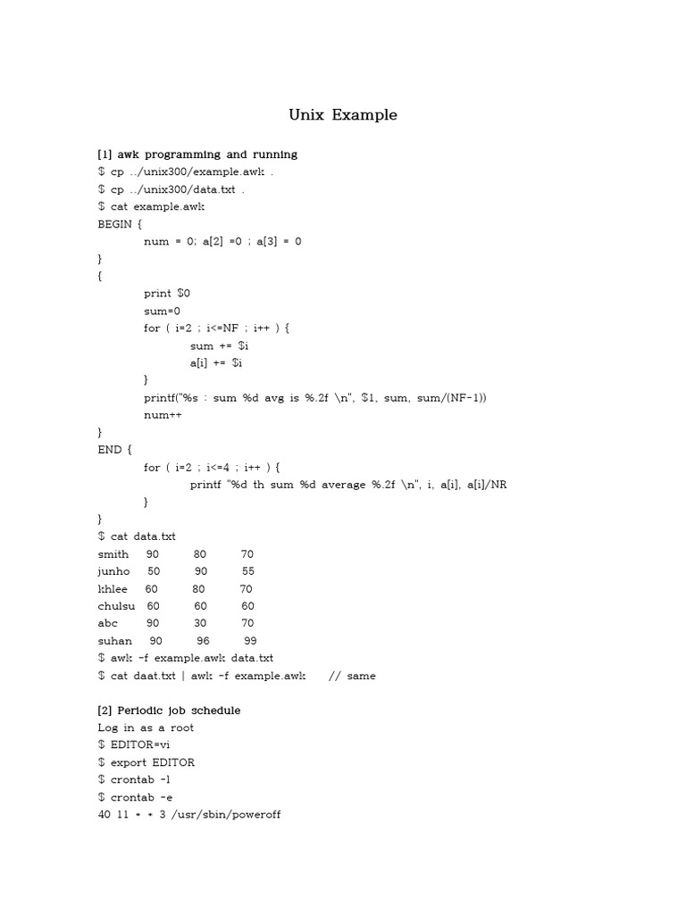 Unix Exercise | PDF | Computer Architecture | Computing