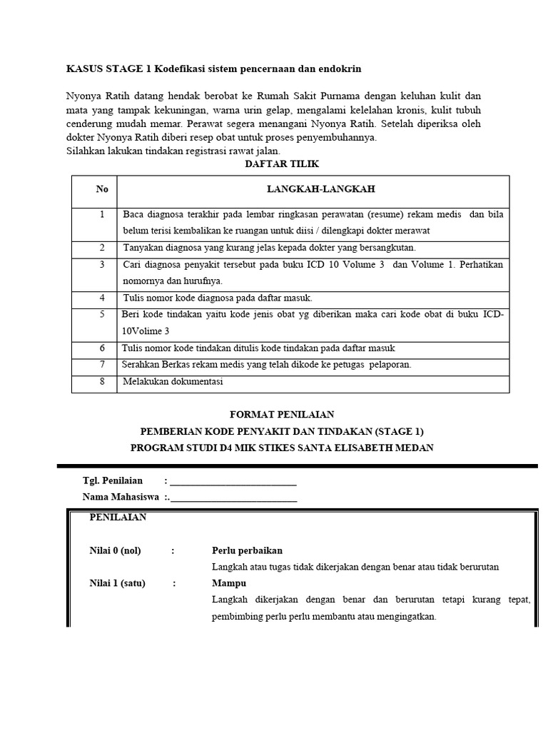 Contoh Daftar Tilik | PDF | Sains & Matematika