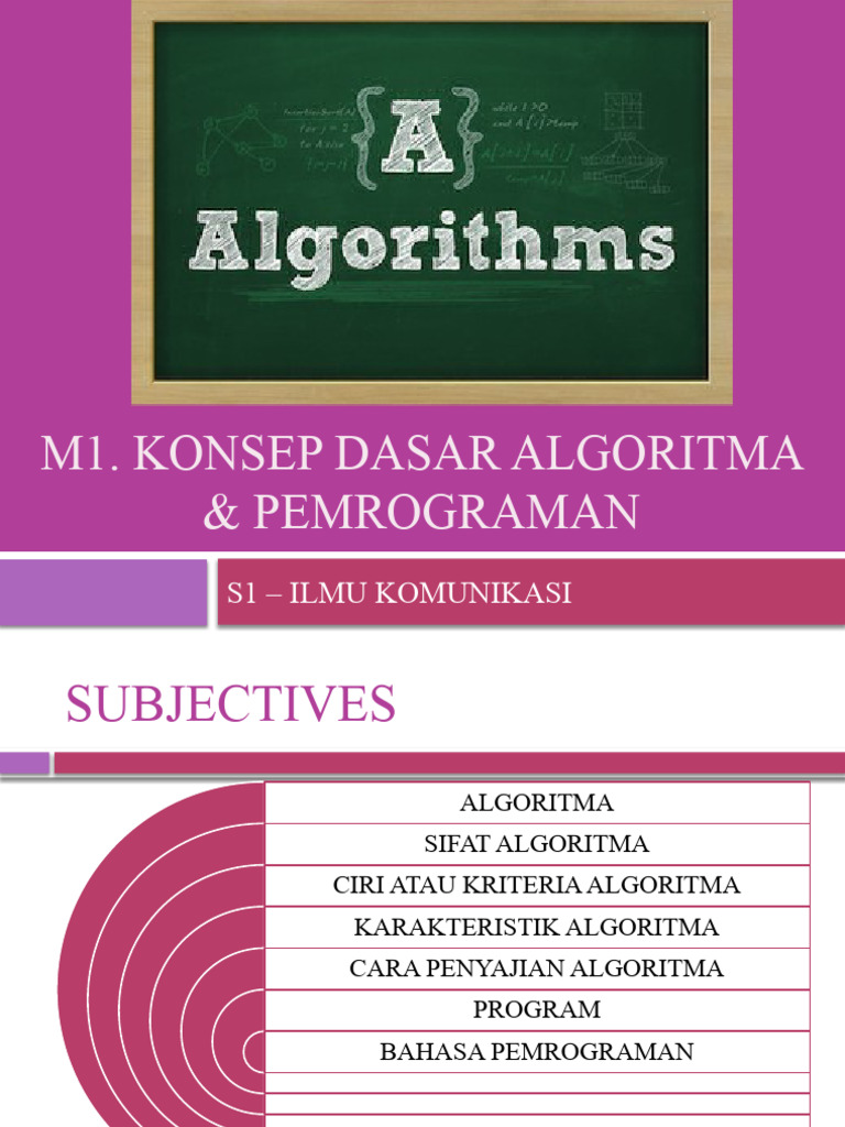 Konsep Dasar Algoritma & Pemrograman | PDF | Metode & Bahan Ajar | Komputer