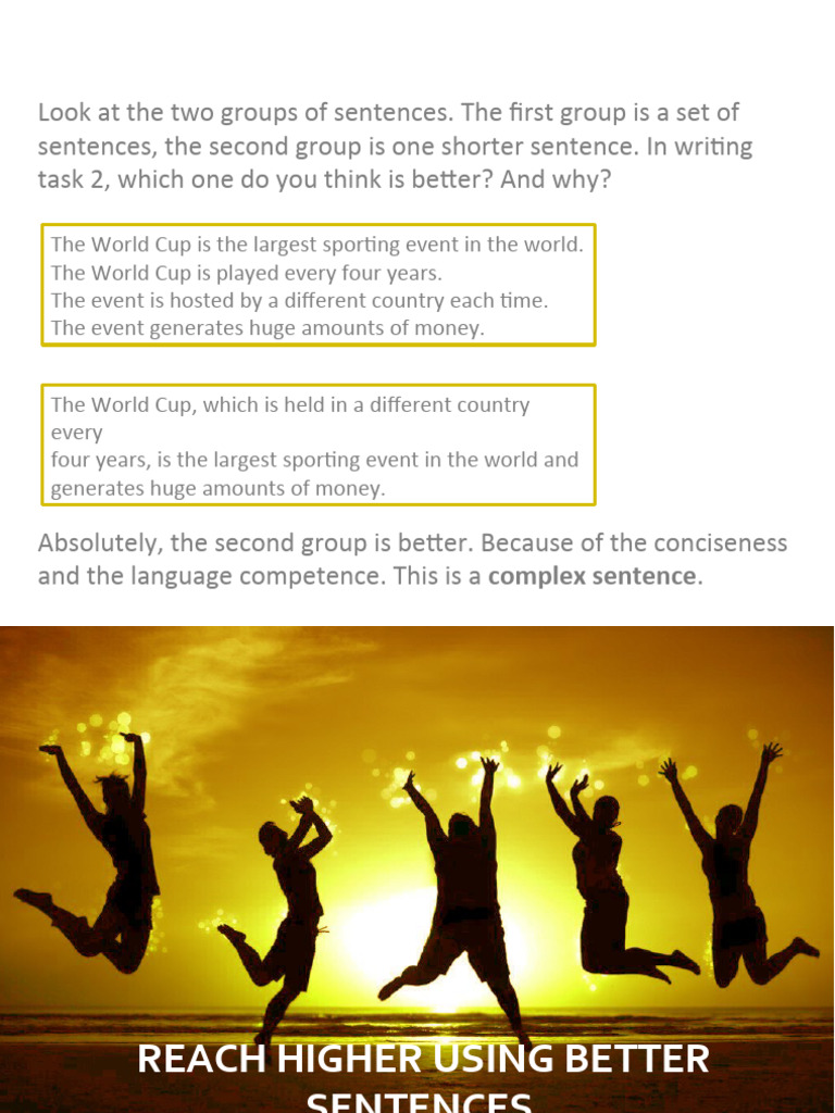 6 - Reach Higher Using Better Sentences | PDF | Cognition | Cognitive ...