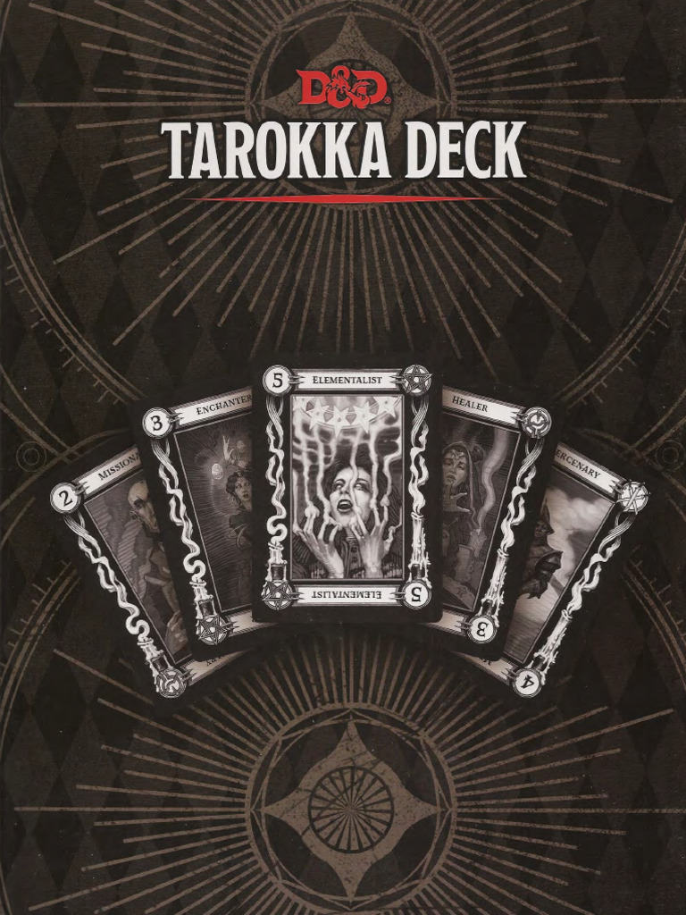 DND 5E Dungeons & Dragons Tarokka Deck Booklet Cleaned | PDF