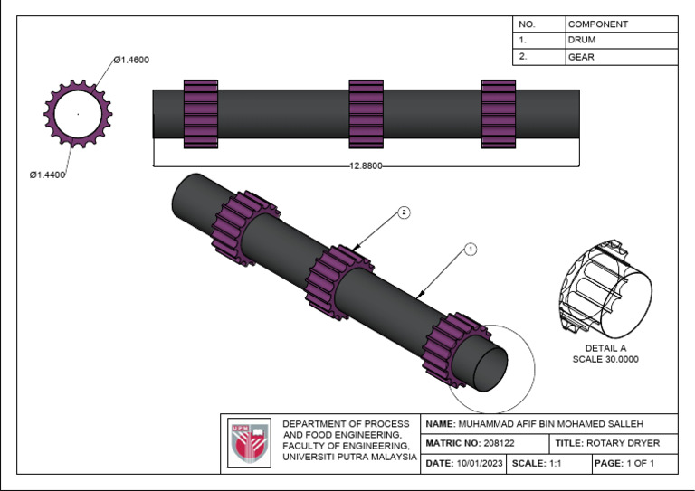 Rotary Dryer Design Overview | PDF
