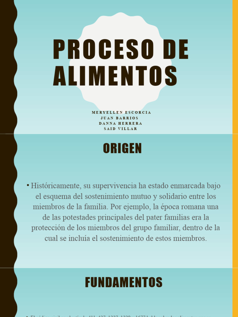 Proceso de Alimentos | Descargar gratis PDF | Parentesco | Constitución