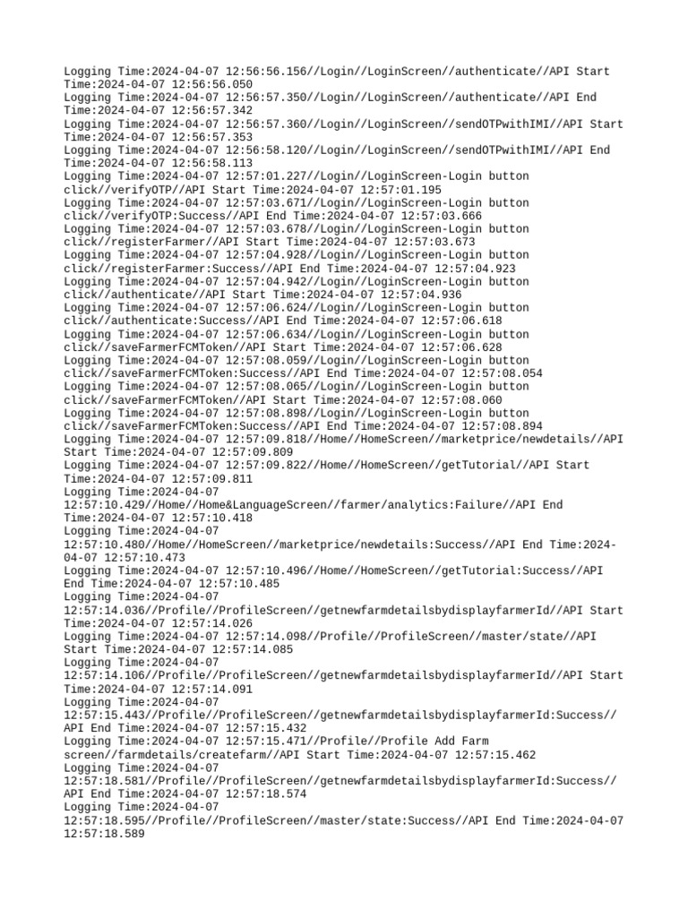 Logmsg Prod | Download Free PDF | Login | Computing