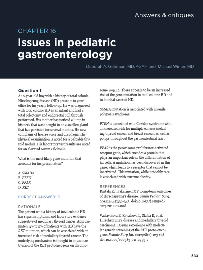 AGA DDSEP 10 Chapter 16 QA 1654540130272 | PDF | Hepatitis C | Medical ...