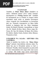 Dokezo La Sabili | PDF