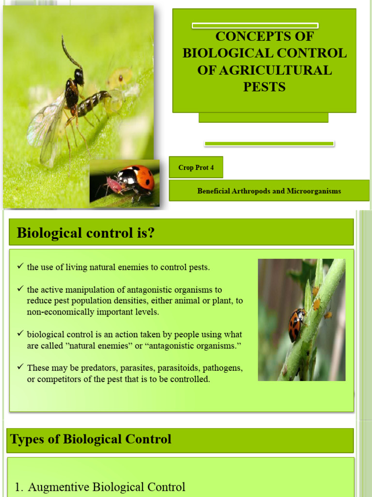 Concepts of Biological Control | PDF | Biological Pest Control | Pest ...