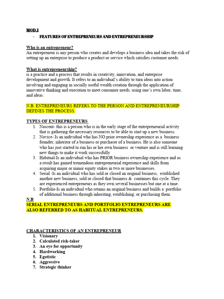 Entrep Study Guide | PDF | Entrepreneurship | License