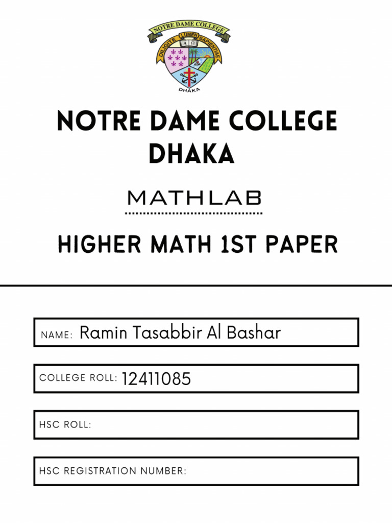 Higher_Math_1st_Paper | PDF