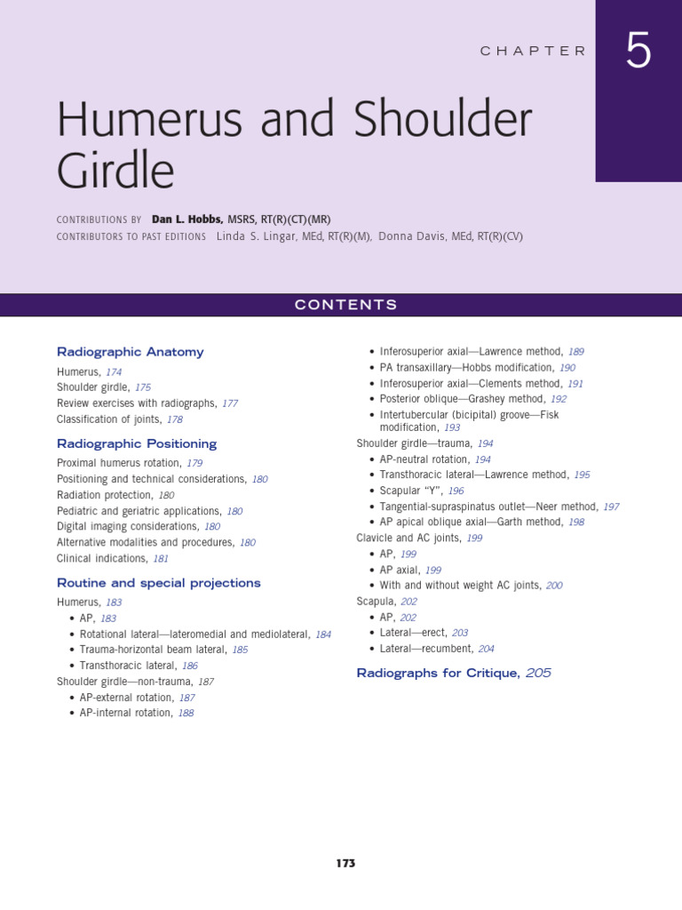 Humerus & Shoulder Girdle | PDF | Joints | Limbs (Anatomy)