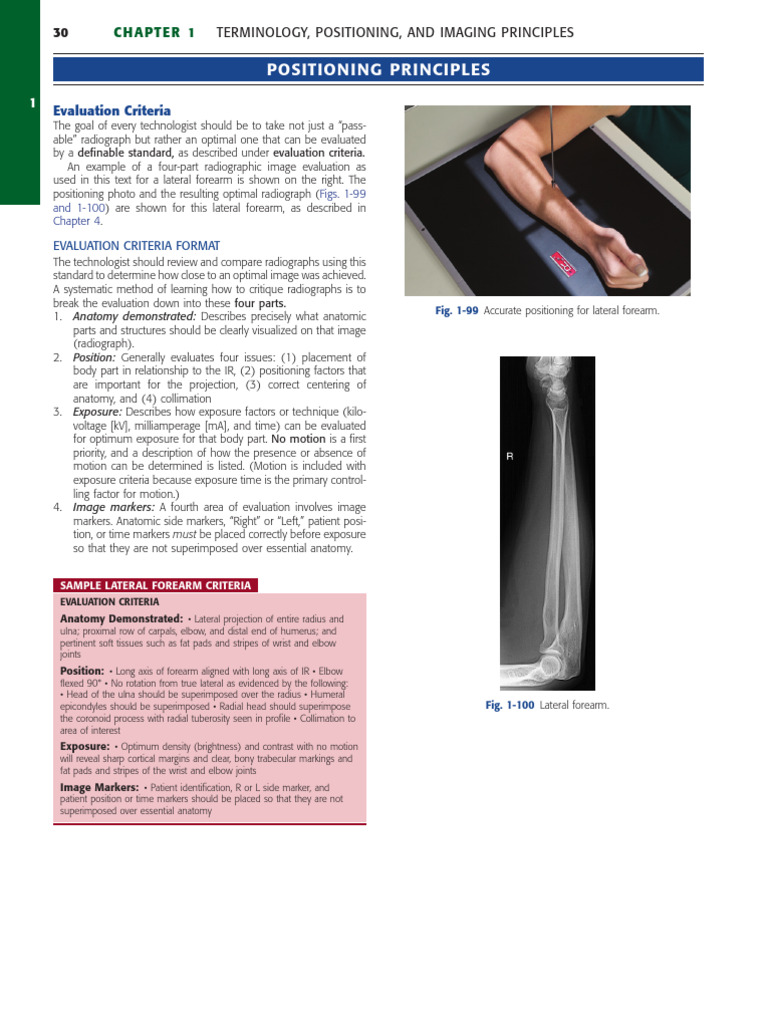 Positioning Principles | PDF | Elbow | Radiology
