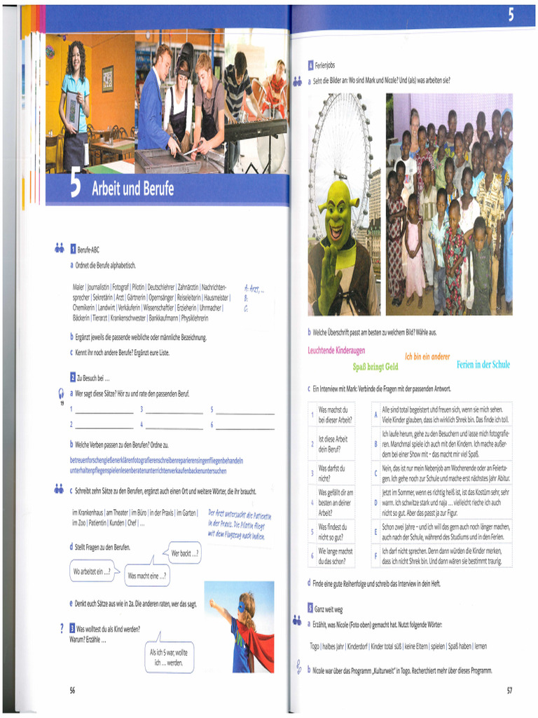 05.arbeit Und Berufe | PDF