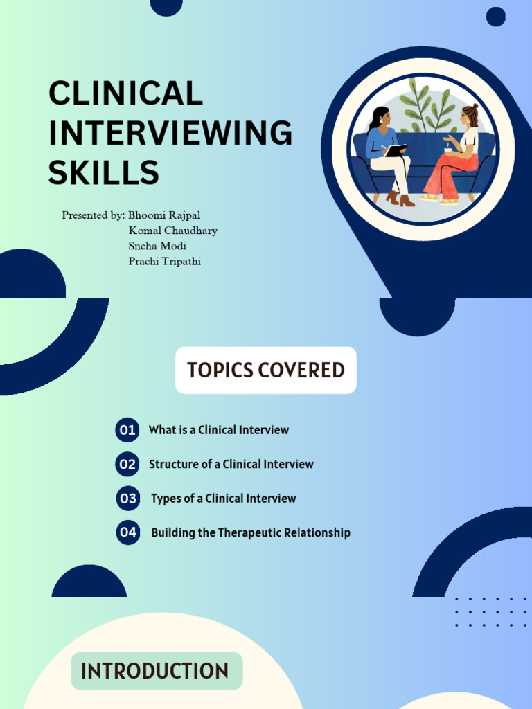 Clinical Interviewing Skills | PDF | Medical Diagnosis | Psychology