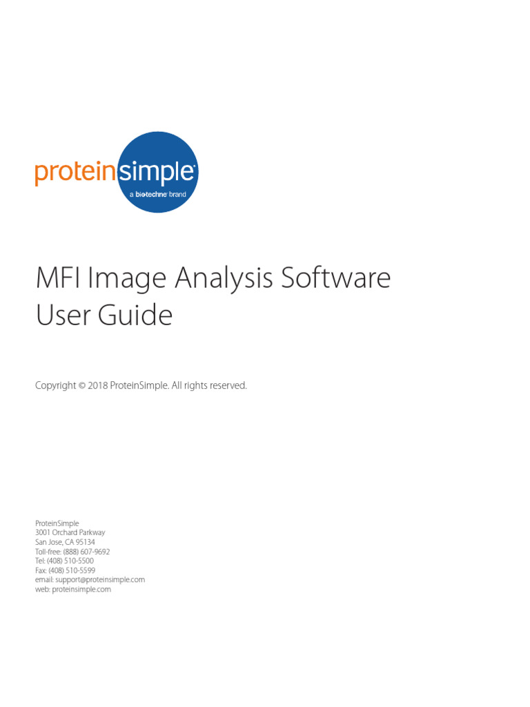 MFI Image Analysis User Guide Final | PDF | Window (Computing) | Menu (Computing)