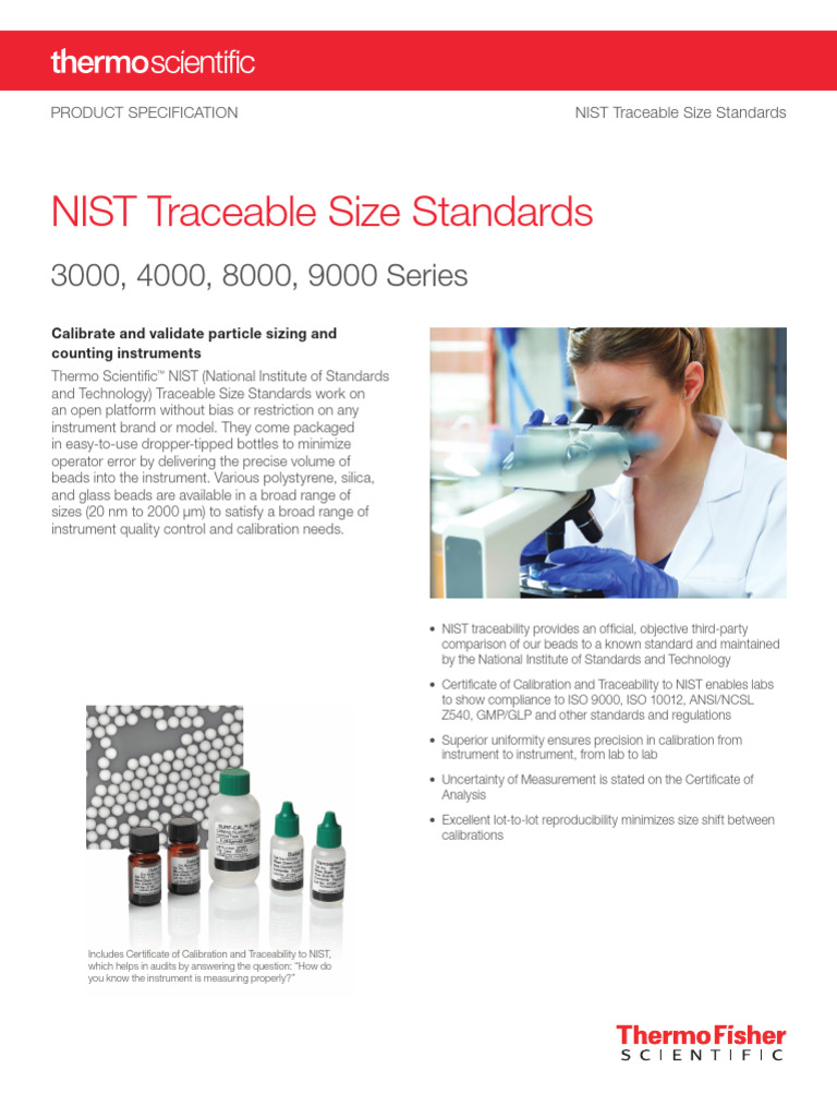 Ps 10021649 MTL Size Standards en | PDF | Glasses | Calibration