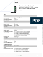 Product Datasheet: Circuit Breaker Compact NSX400N - Micrologic 2.3 ...