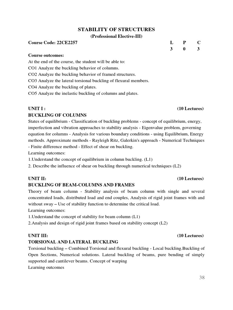 22CE2257 | Download Free PDF | Buckling | Beam (Structure)