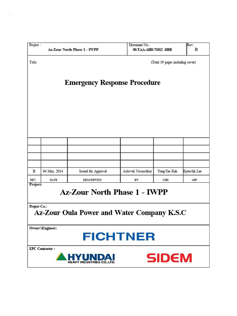 emergency-response-procedure | PDF | Emergency | Emergency Management