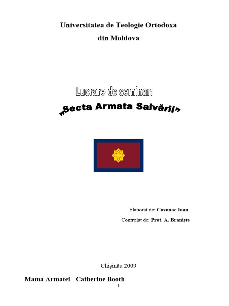 Armata Salvării | PDF