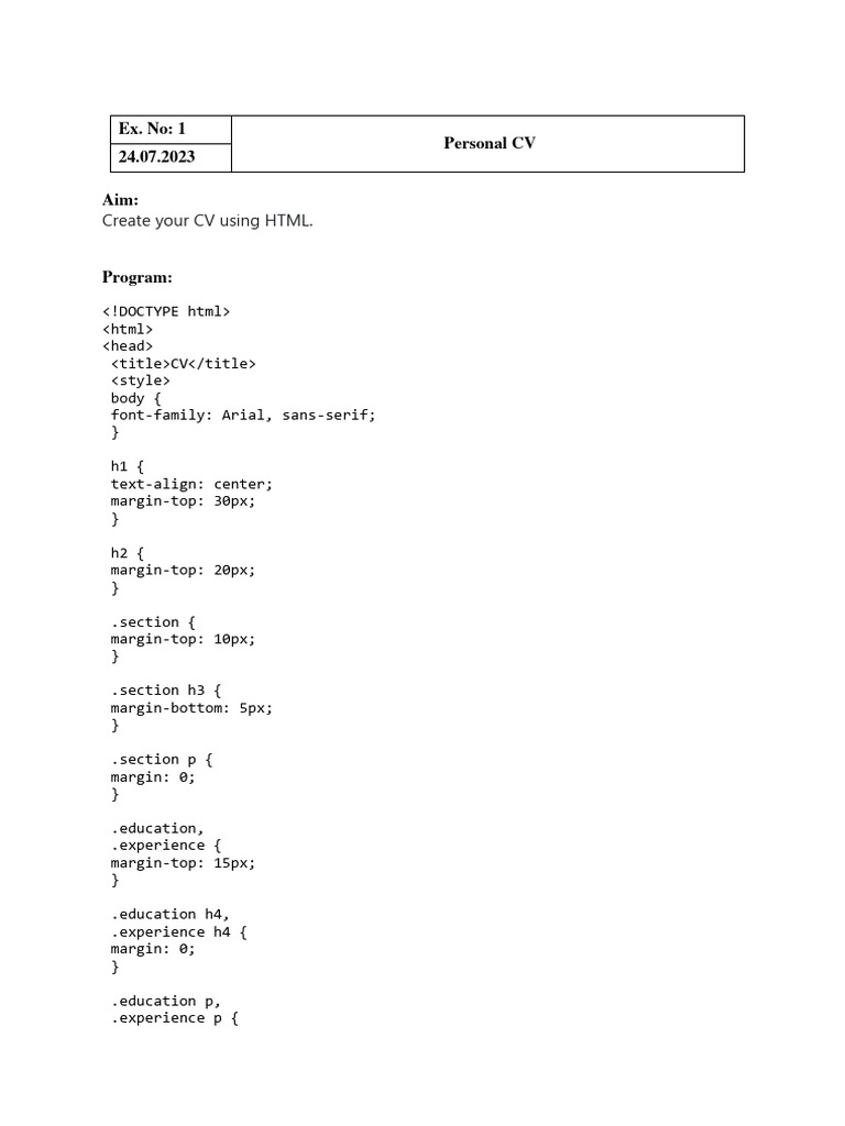 Chandrasekhar 21011102107 WT-LAB | PDF | World Wide Web | Internet & Web
