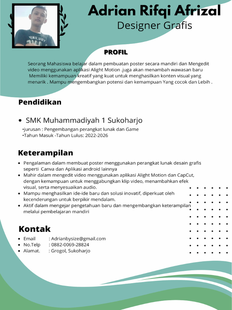 CV Adrian Afrizal .PDF - 20240501 - 214734 - 0000 | PDF