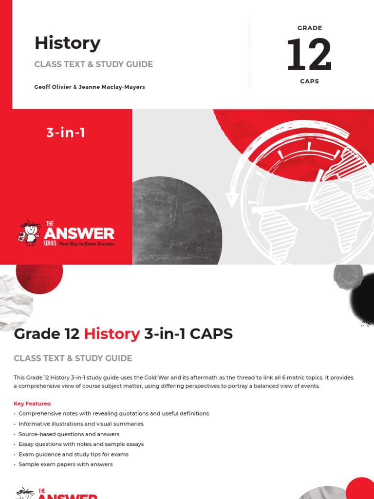 Gr 12 History 3 in 1 Extracts | PDF | Unita | Angola