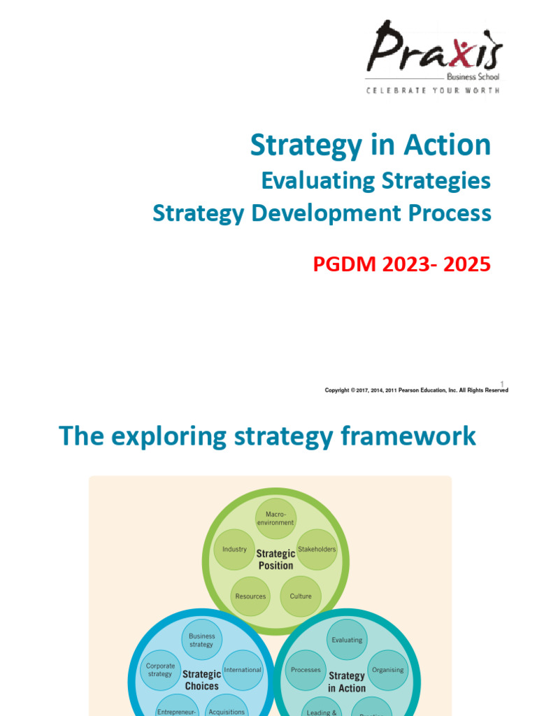 17 SMS Exploring Strategy Session Strategy in Action | PDF | Risk ...